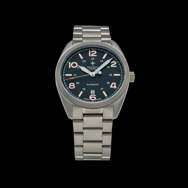 Bunker Blue Grey Swiss Watch Company