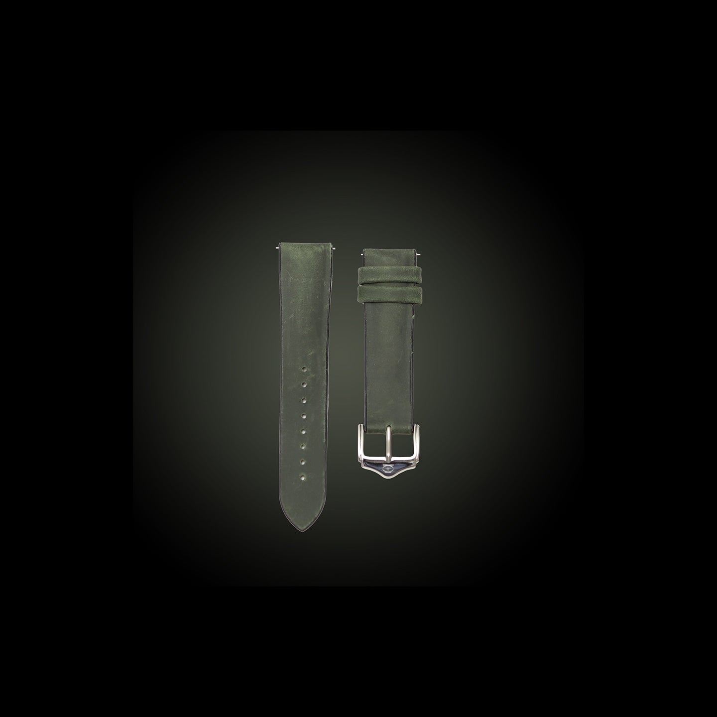Green Strap Rubber Strap Swiss Watch Company