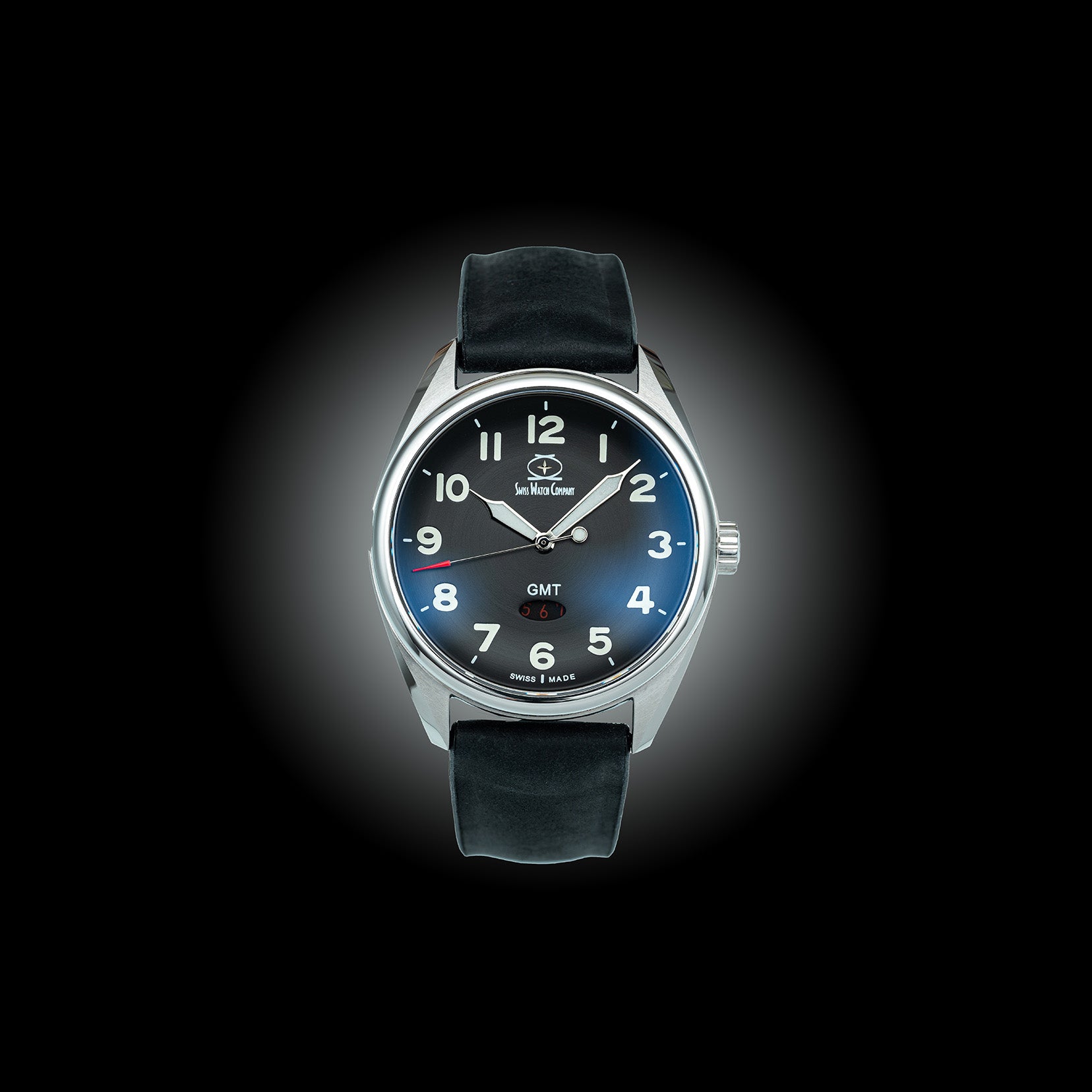 ARK GMT Black Red – Swiss Watch Company